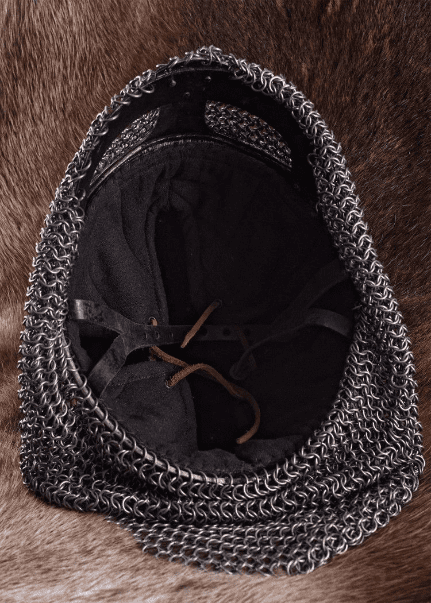 Vendel Period Spectacle Helm with Chain Mail Aventail