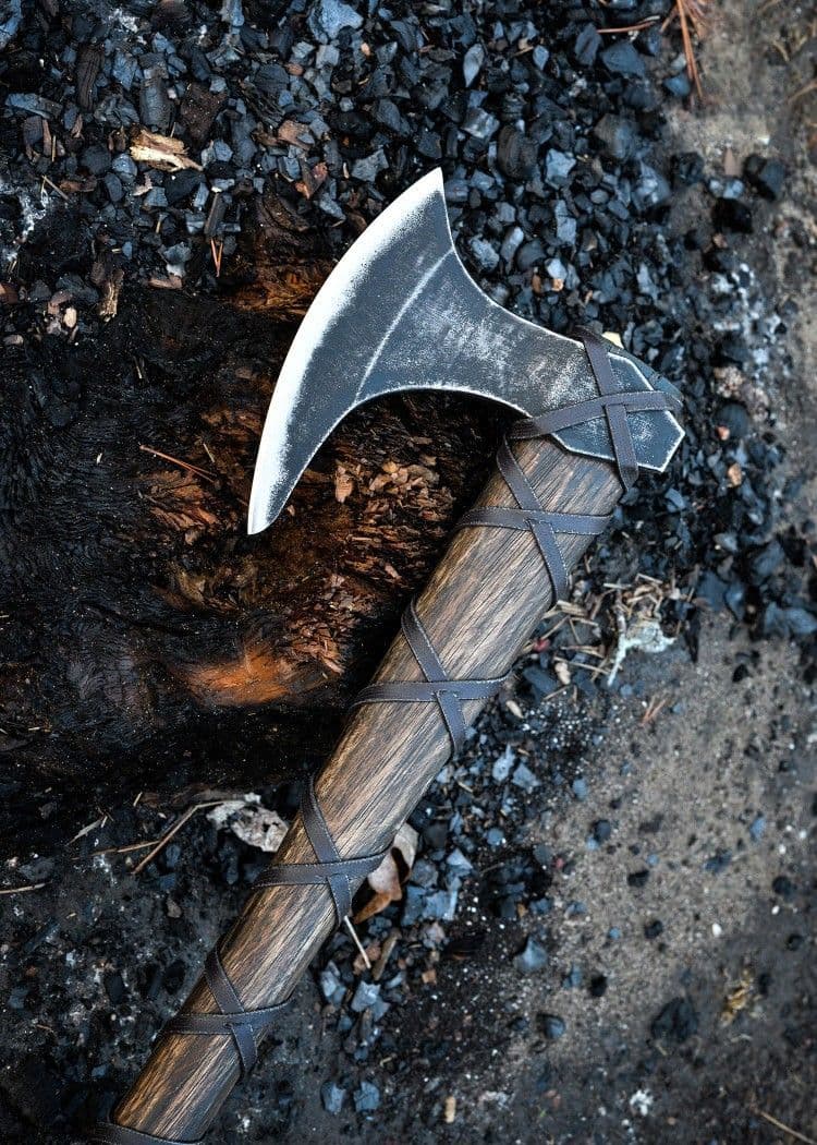 Vikings-Axe Of Ragnar Lothbrok-Standard Edition Stainless Steel and Ash ...