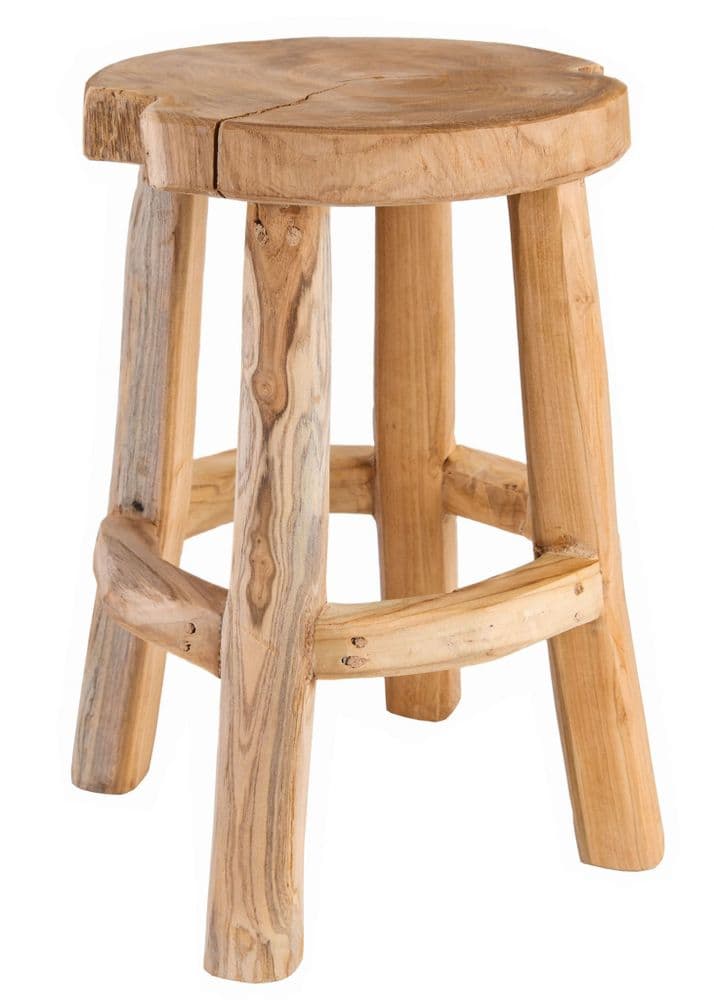 Wooden Stool Approx 45cm High
