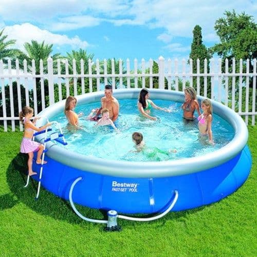 15ft Quick Set Up Family Inflatable Pool