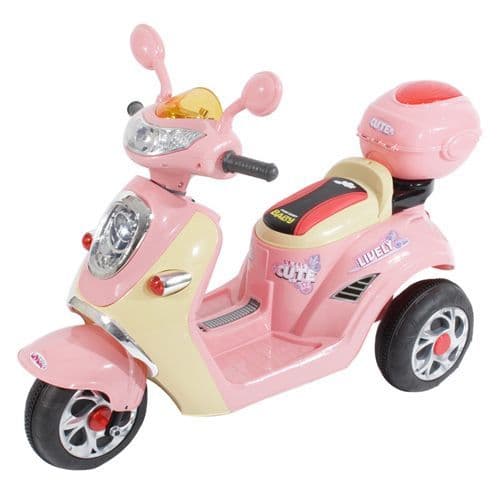 Mini Mod Childs Cute 6v Ride On Moped