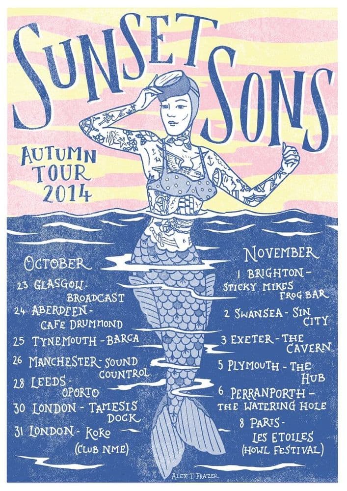 Sunset Sons Autumn Tour 2014
