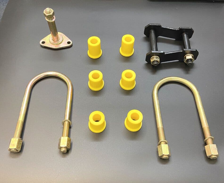 FORD RANGER ER24 2.5TD 1999-2006 - REAR LEAF SPRING SHACKLE+BUSHES+U ...