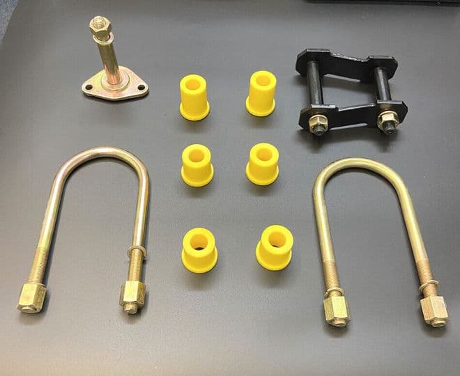 FORD RANGER ER24 2.5TD 1999-2006 - REAR LEAF SPRING SHACKLE+BUSHES+U ...