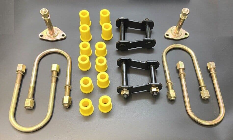 FORD RANGER ER24 2.5TD 99-06 REAR SUSPENSION LEAF SPRING FITTING KIT 2 SIDE