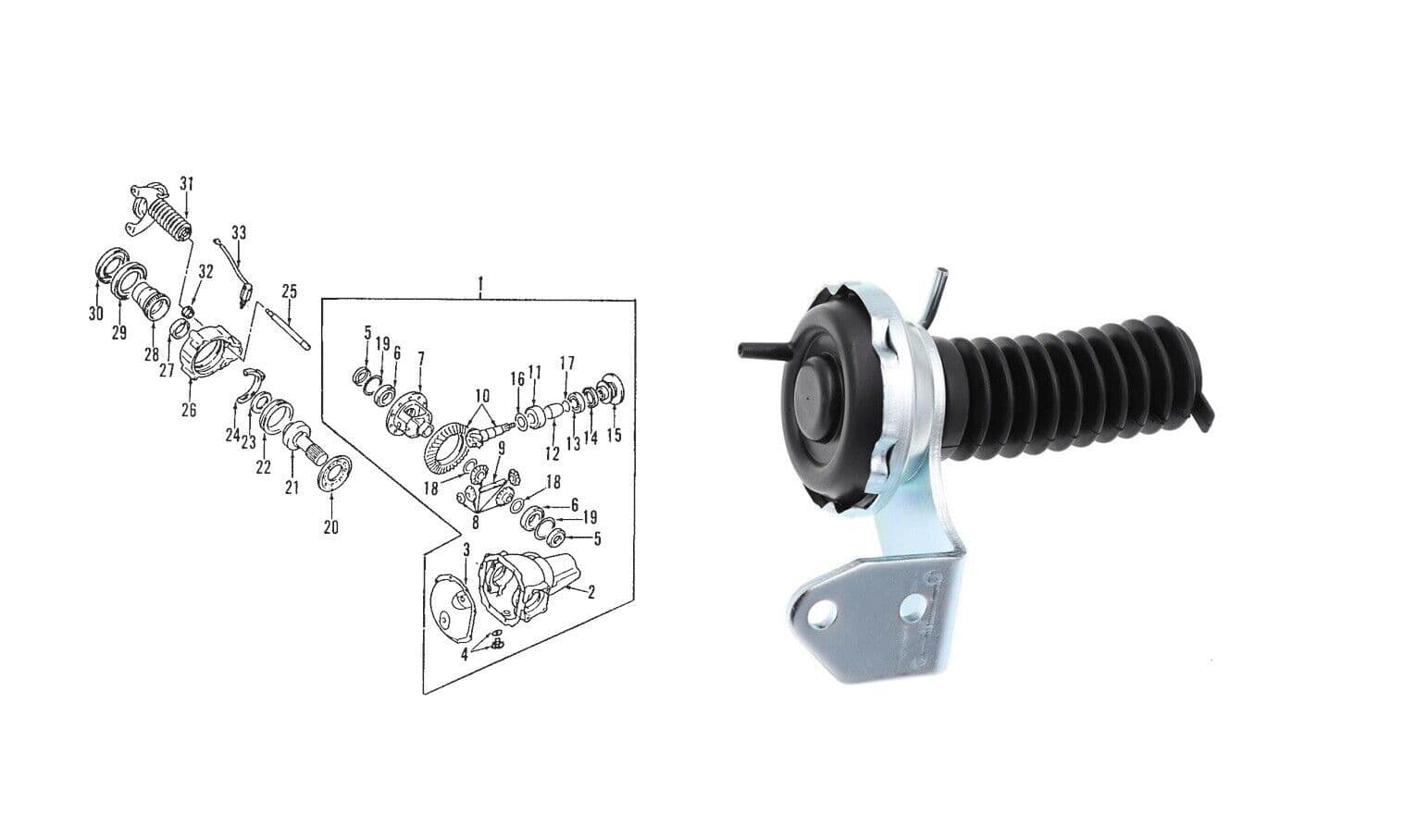 MITSUBISHI PAJERO/SHOGUN 3.2DID V88/98 2006+ FRONT DIFF LOCK SOLENOID ...
