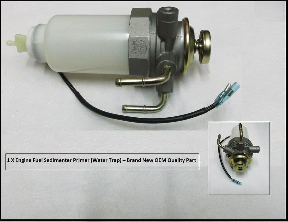 Isuzu NPR 69 3.0D 4JG2 Engine Fuel Primer Sedimenter Trap NEW (01/1997+)