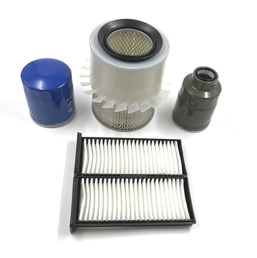 MITSUBISHI L200 2.5TD K74/K64 SERVICE FILTER KIT OIL/AIR/FUEL/POLLEN 4D56T