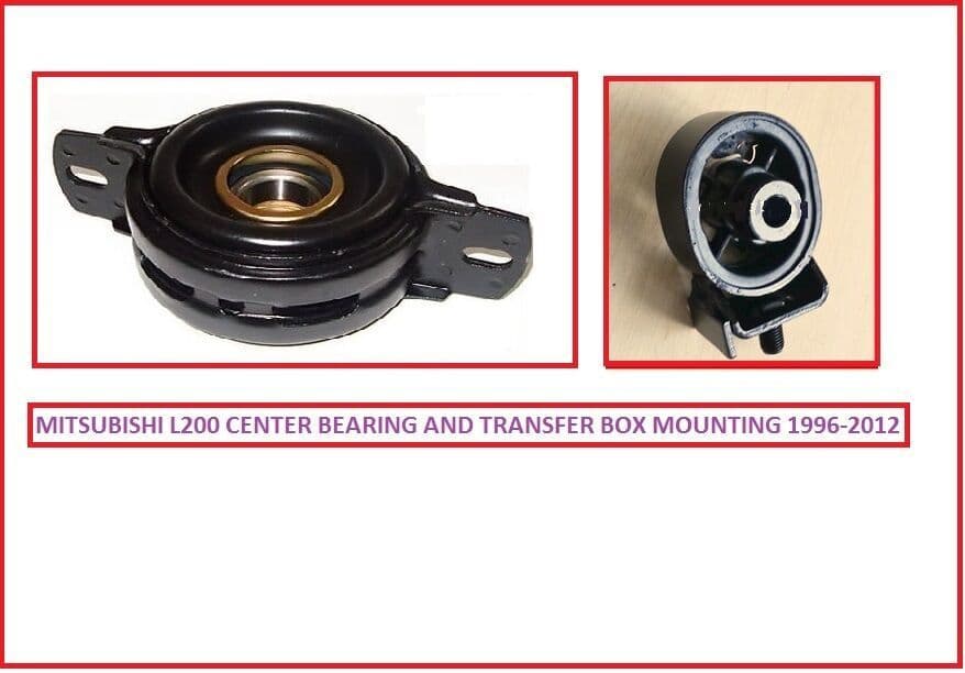 MITSUBISHI L200 K74 2.5TD - PROPSHAFT CENTRE BEARING & TRANSFER BOX ...