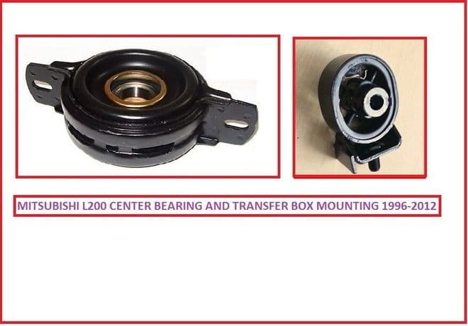 MITSUBISHI L200 K74 2.5TD - PROPSHAFT CENTRE BEARING & TRANSFER BOX ...
