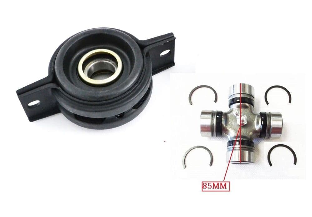 MITSUBISHI L200 K74 K76 2.5 - CENTRE PROP SHAFT BEARING & 85MM REAR UJ ...
