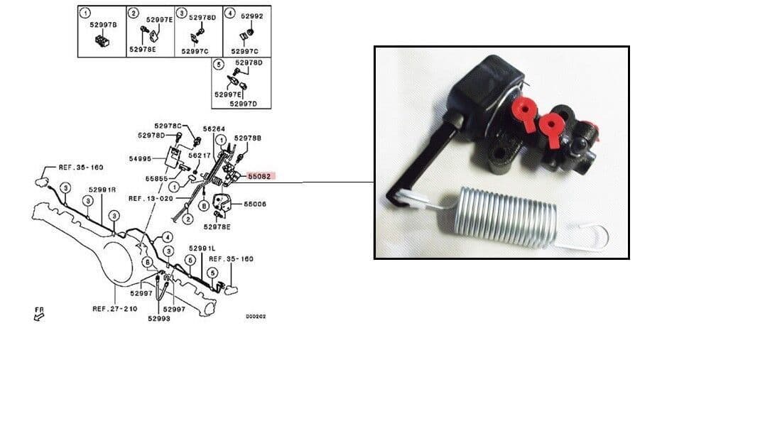 Mitsubishi L200 Pick Up 2.5DID B40 (11/2009-06/2010) Brake Load Sensing ...