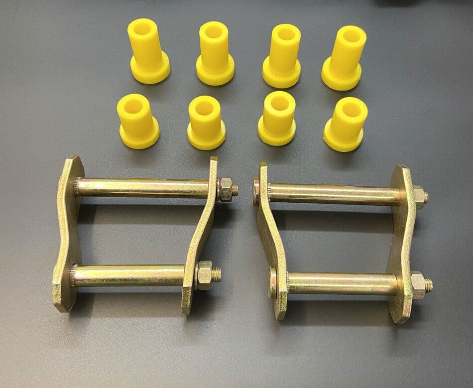 MITSUBISHI L200 PICK UP 87-15 - REAR LEAF SPRING SHACKLES & BUSHES BOTH ...