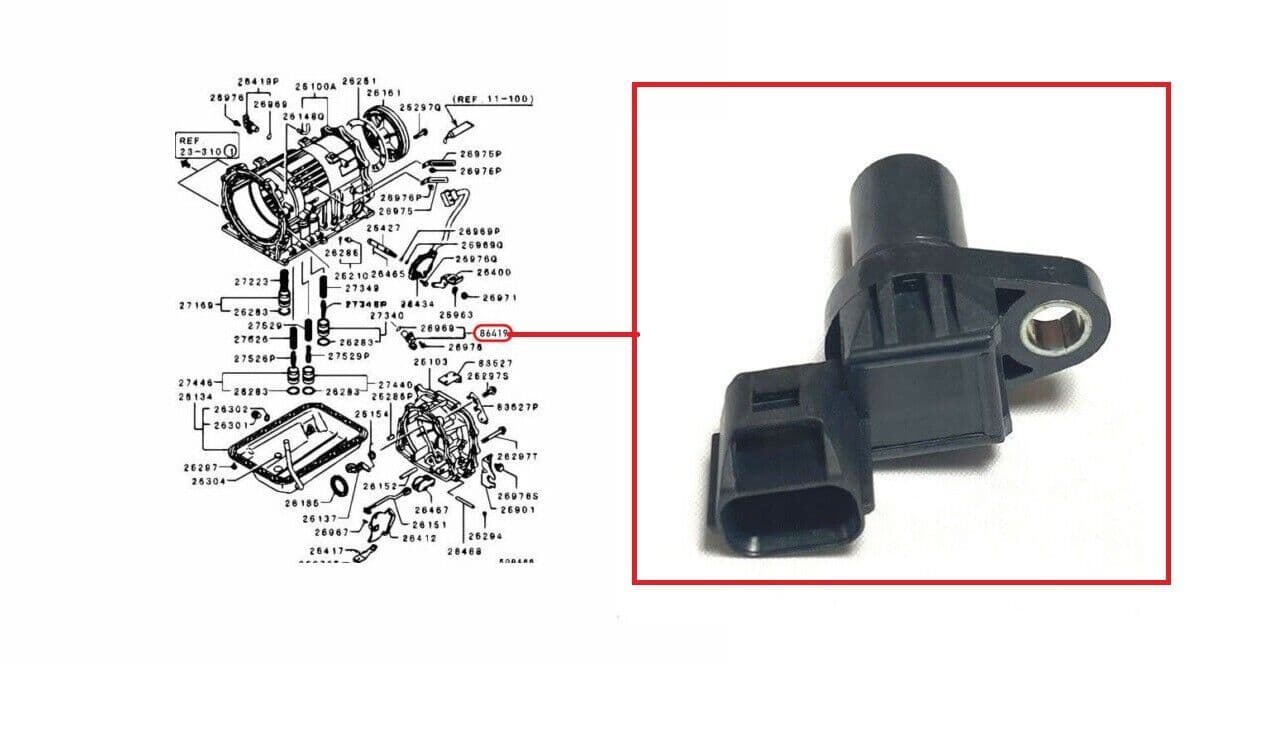 MITSUBISHI SHOGUN MK4 V88 V98 3.2D (2006+) AUTOMATIC TRANSMISSION SPEED ...