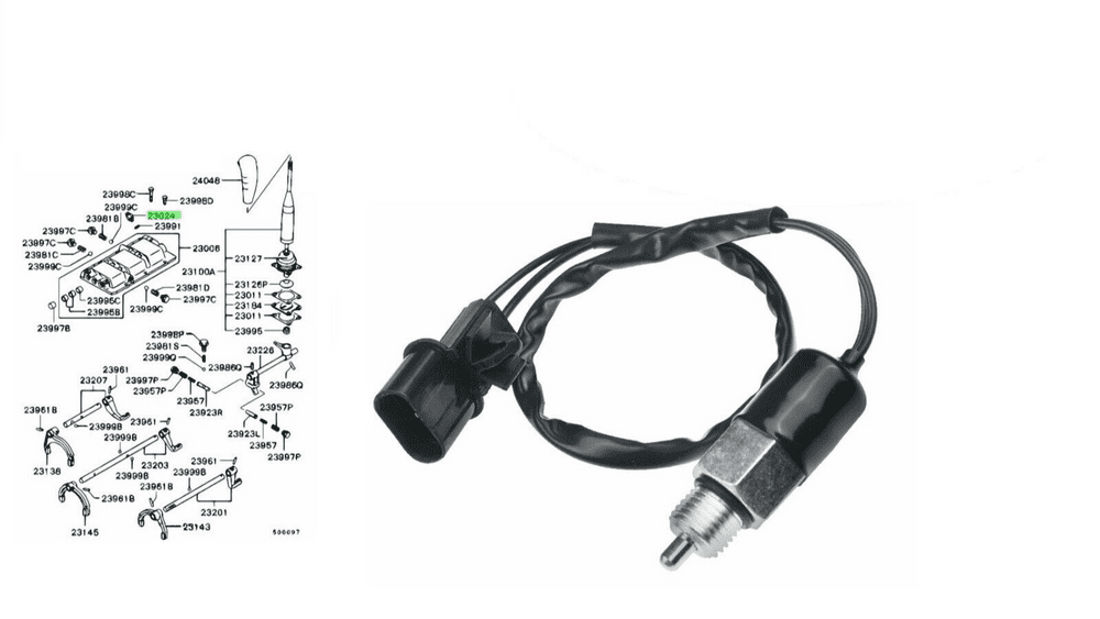 MITSUBISHI SHOGUN SPORT K94 / L200 2.5TD 4D56 (1996-2007) REVERSE LAMP ...