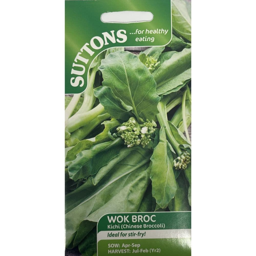 Suttons Wok Brok Seeds Kichi Chinese Broccoli