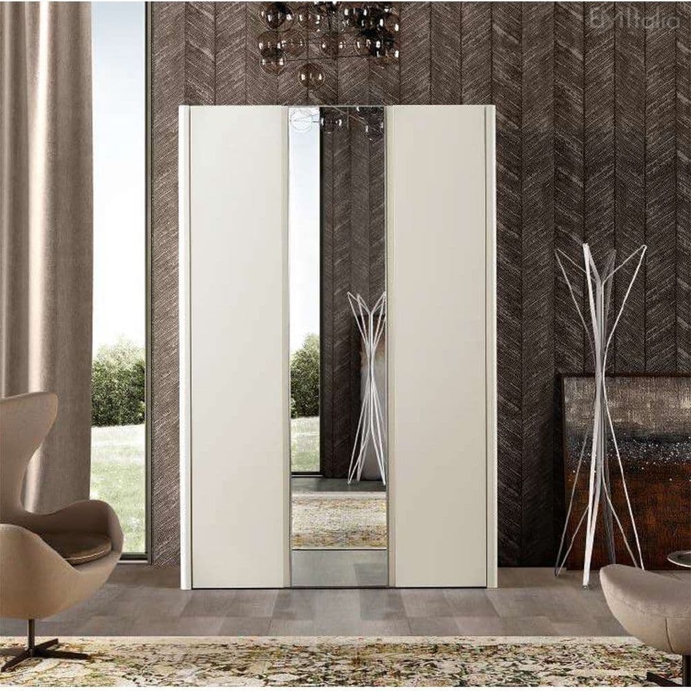 Dama Bianca Wardrobe | White High Gloss | Bedroom Furniture | Modern ...