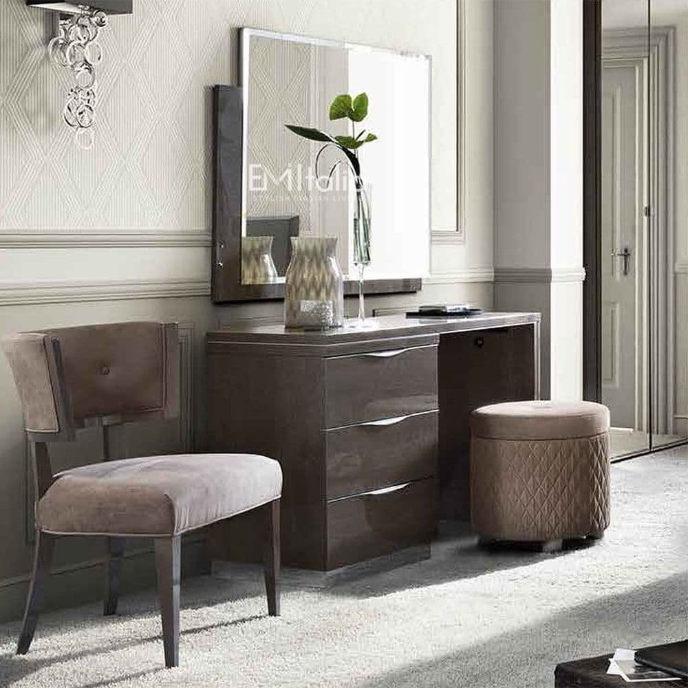 Camel Group | Vanity Table with drawers | Silver Birch | Grey | High ...