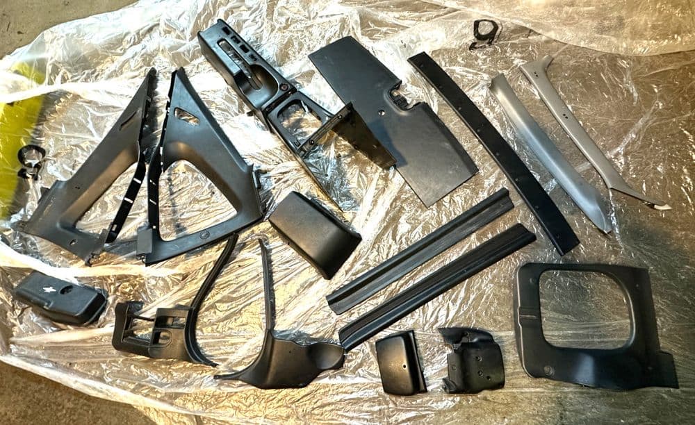 1991 - 1997 HONDA PRELUDE MK4 INTERIOR PLASTIC PANELS TRIMS CONSOLE ...