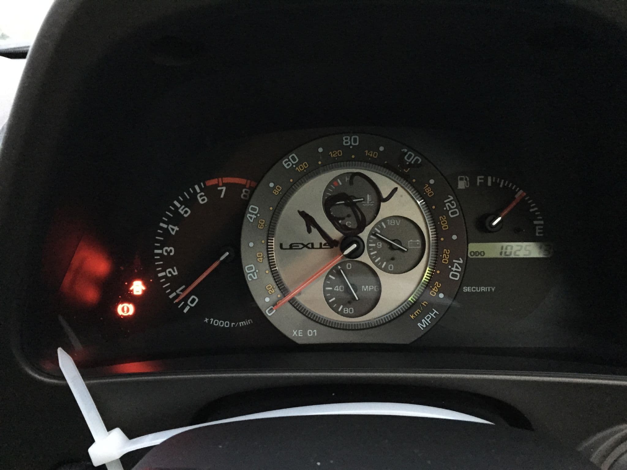 1999 - 2004 LEXUS IS200 SPEEDO CLOCK DIALS ALL MODELS AUTO MANUAL SPORT SE