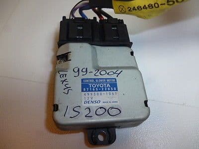2002 LEXUS IS200 IS300 CLIMATE CONTROL HEATER BLOWER ECU MODULE 87165-22050