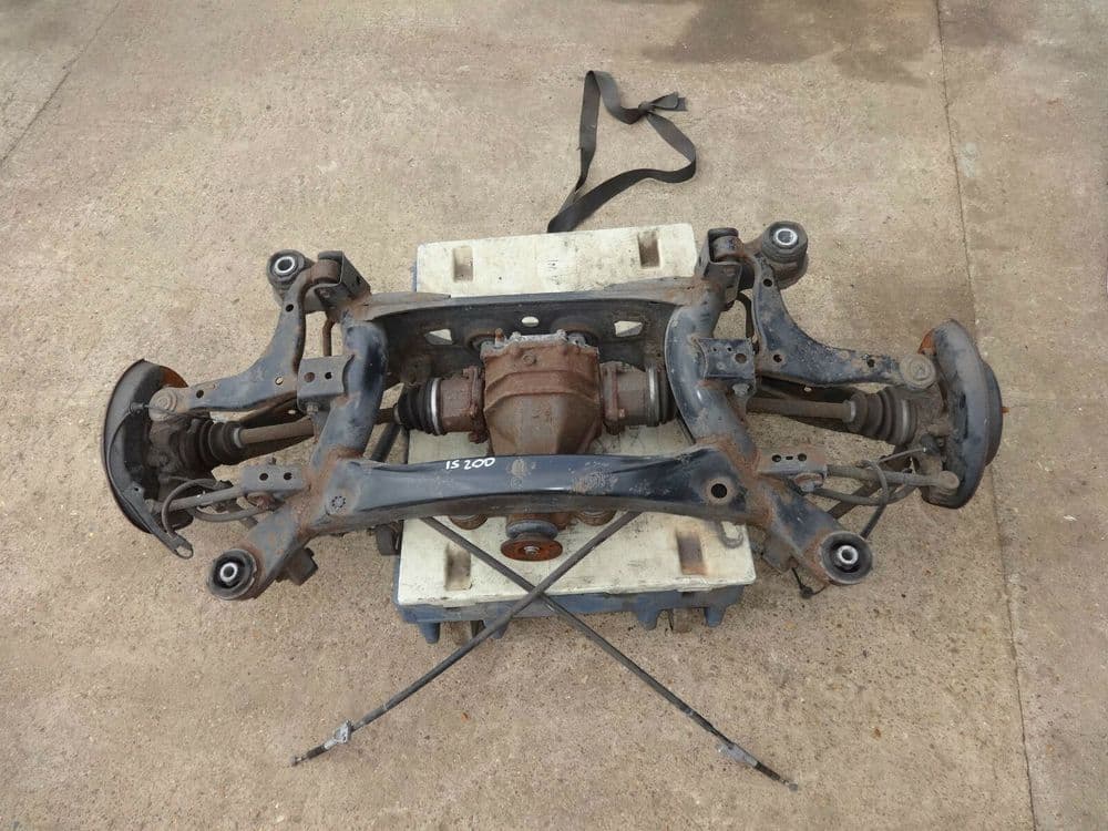 2004 LEXUS IS200 COMPLETE REAR SUBFRAME ARMS SUSPENSION DIFF ...