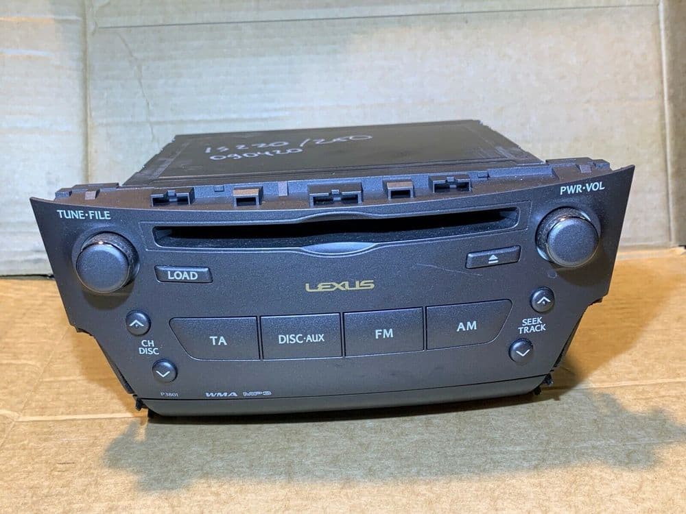 2007 LEXUS IS220 RADIO CD PLAYER P3801 HEAD UNIT MP3 ORIGINAL 05-12 IS250