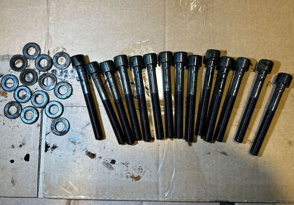 99-05 LEXUS IS200 BOLTS WASHERS FOR CYLINDER HEAD X14 1GFE Engine 2 0