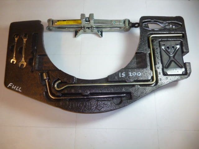 99-05 LEXUS IS200 IS300 COMPLETE TOOL SET JACK AND IN BOOT TOOL BOX ...