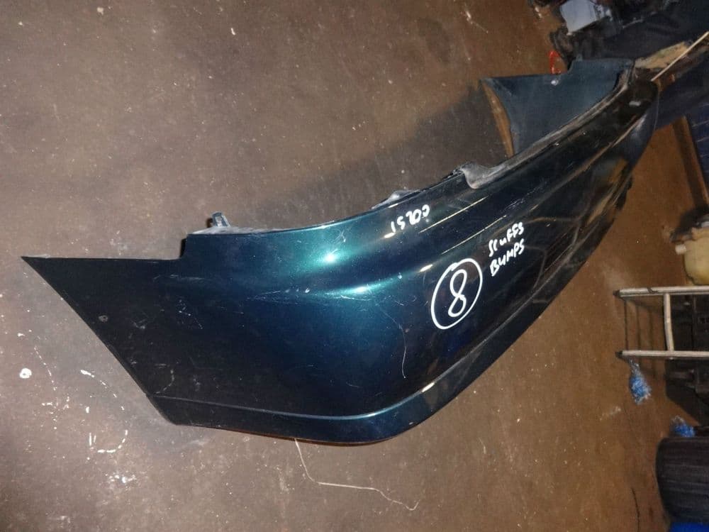99-05 LEXUS IS200 IS300 REAR BUMPER GREEN COLOR CODE 6Q7 HAVE SCUFFS TEARS