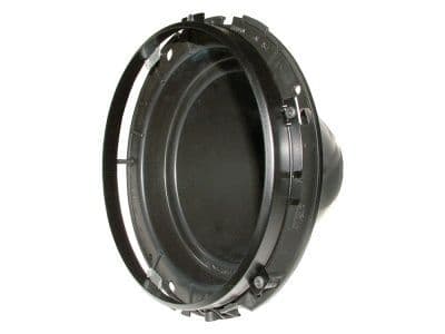 DEFENDER SINGLE LIGHT MOUNTING KIT - CHROME BEZEL