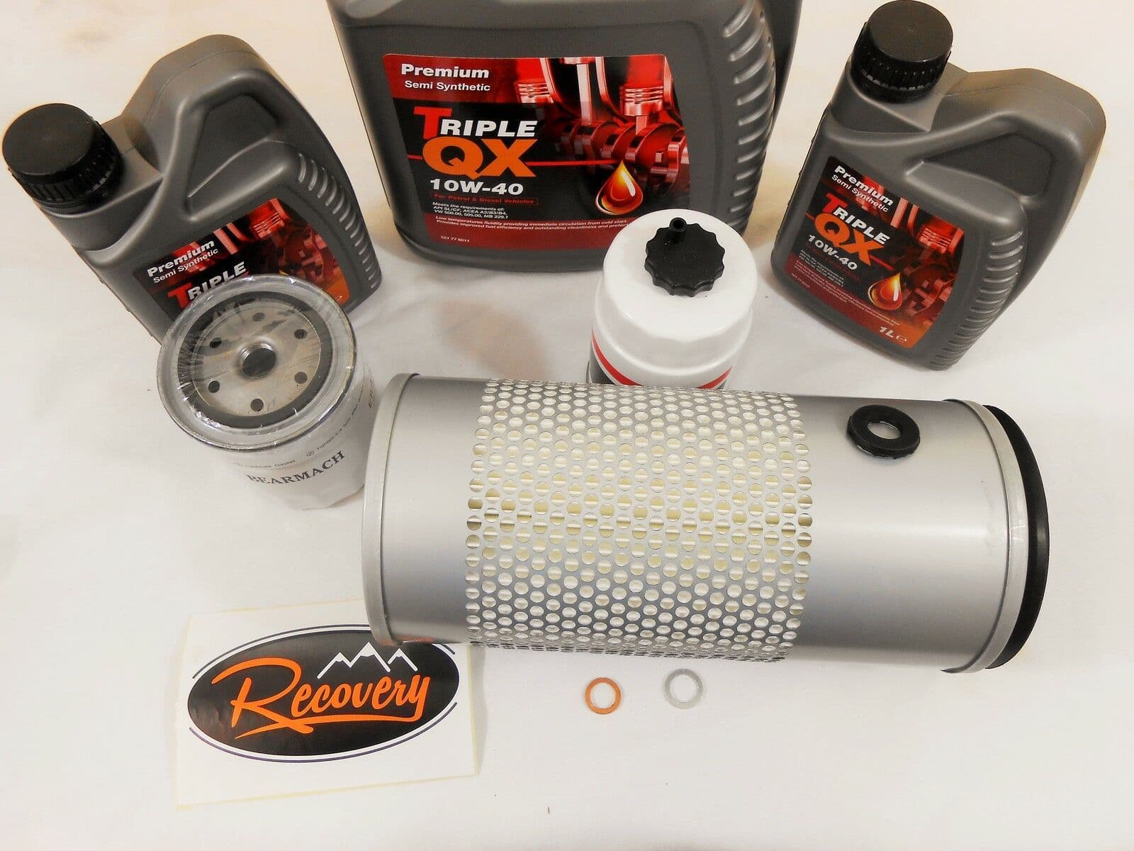 LAND ROVER DEFENDER 300TDI FULL SERVICE FILTER KIT INCLUDING 7L OIL AIR ...