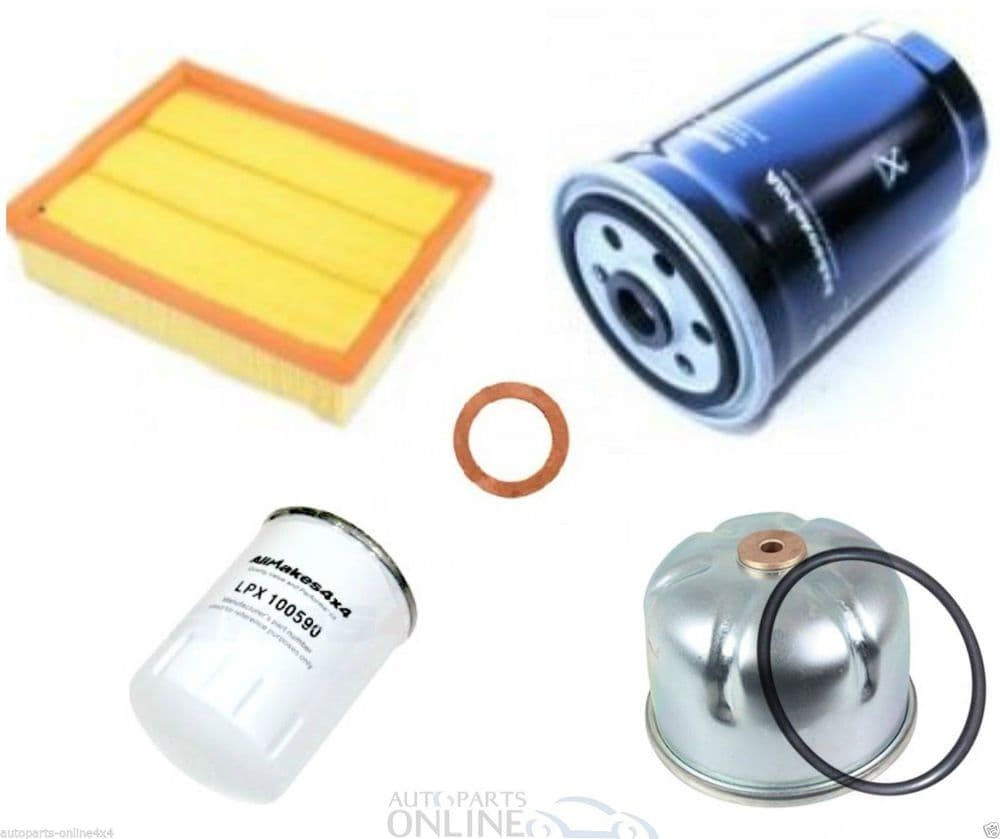 LAND ROVER DEFENDER & DISCOVERY 2 TD5 SERVICE KIT OIL AIR & FUEL ...