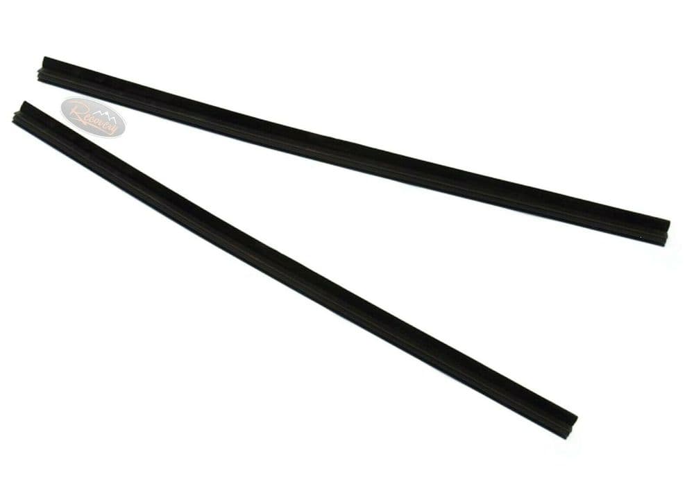 LAND ROVER DEFENDER OUTER FRONT DOOR WINDOW RUBBER WAIST SEAL TRIMS X2 ...