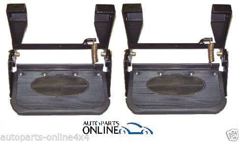 LAND ROVER DEFENDER ROBUST FOLDING SIDE STEP PAIR STC7631