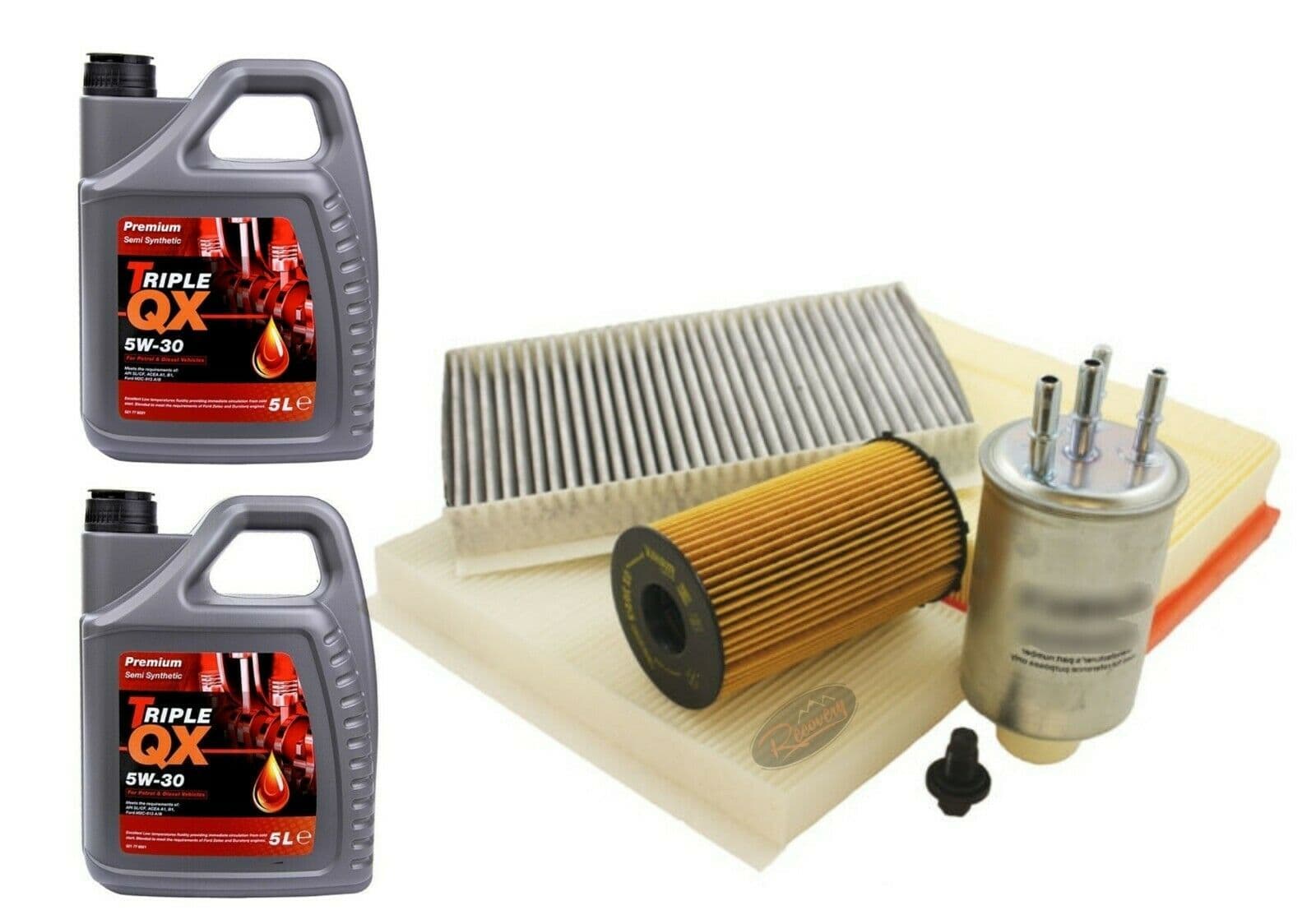 LAND ROVER DISCOVERY 3 2 7 TDV6 04 06 FILTER KIT OIL/FUEL/AIR 10 L OIL ...