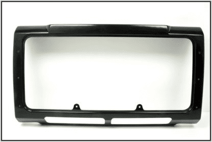 TF276 LAND ROVER DEFENDER AIR CON FRONT GRILL SURROUND GLOSS BLACK