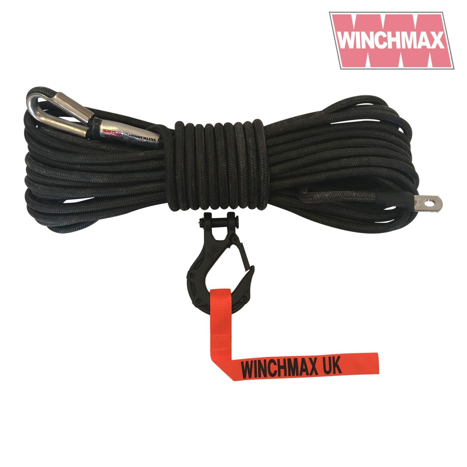 WINCHMAX ARMOURLINE SYNTHETIC ROPE 25M X 10MM SCREW FIX 3/8 INCH ...