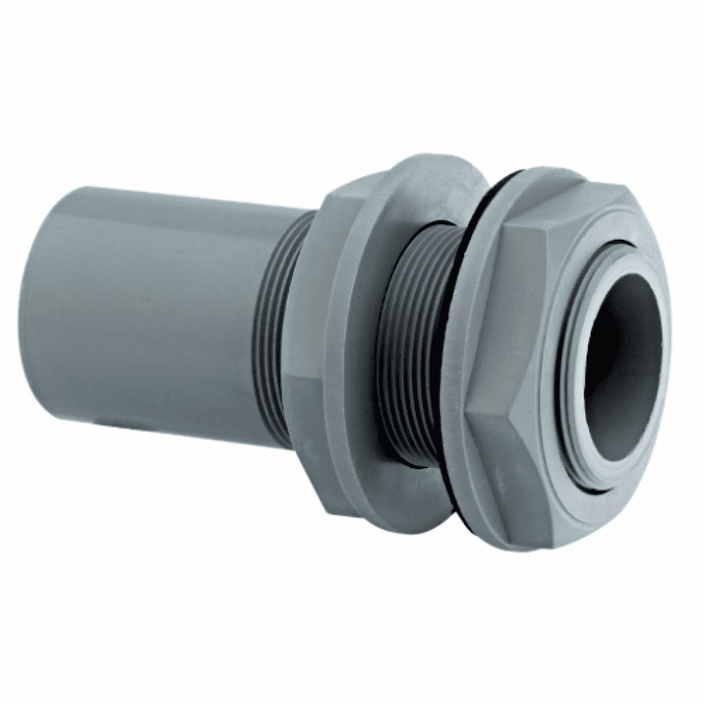 ABS Tank Connector Plain / Threaded - Inch Imperial