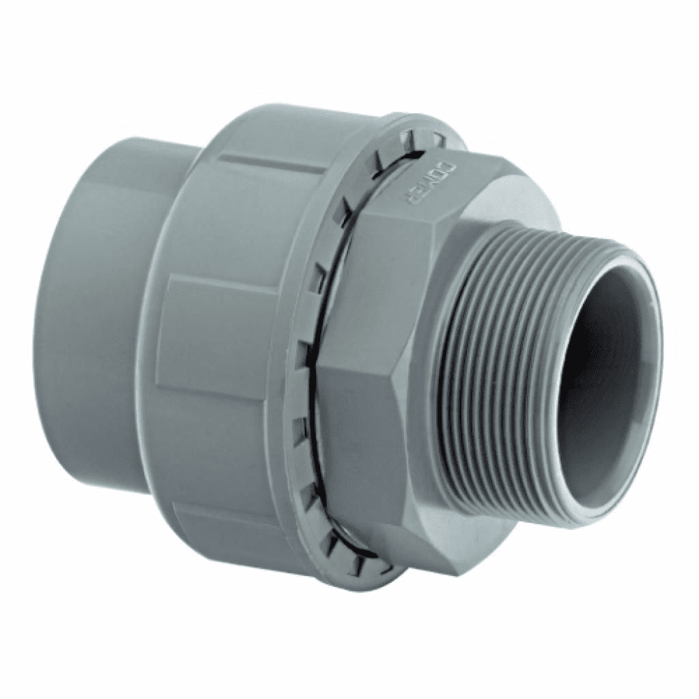 ABS Union Male Thread One End - Inch Imperial