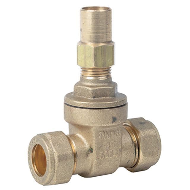 Brass Lockshield Gate Valve