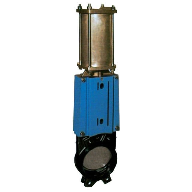 Cast Iron Knife Gate Valve Unidirectional Double Acting Actuator Wafer PN10