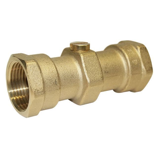 CR Brass Double Check Valve Screwed BSPP WRAS Approved