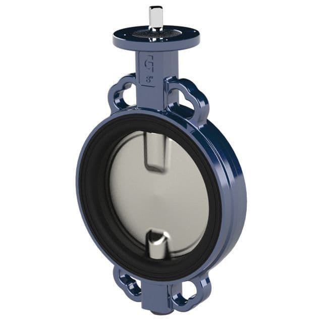 Ductile Iron Wafer Pattern Butterfly Valve Low Torque EPDM
