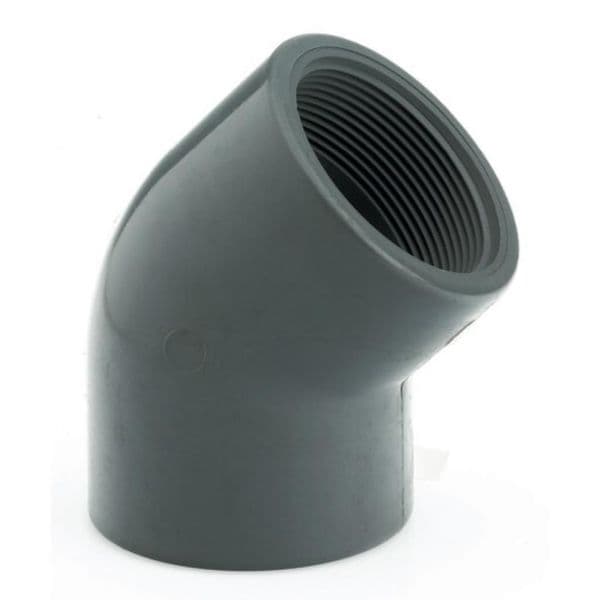 PVC Metric Plain To Threaded Pipe Fittings | Metric Range