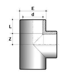 PVC Metric Equal Tee