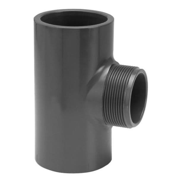 PVC Metric Plain To Threaded Pipe Fittings | Metric Range
