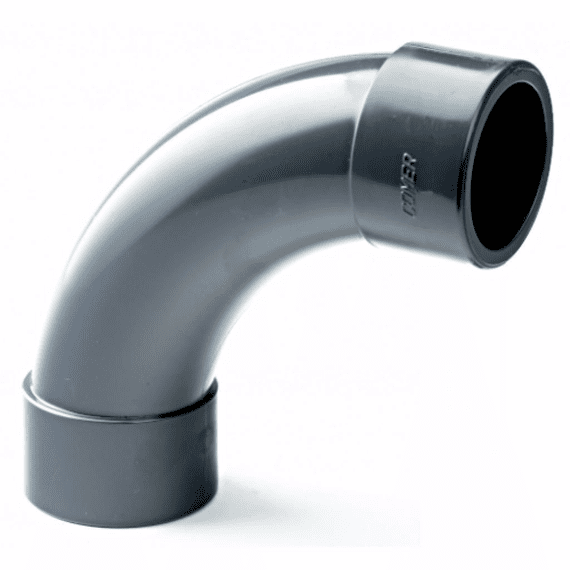 PVC-U 90 Degree Short Radius Bend Imperial / Inch- All sizes