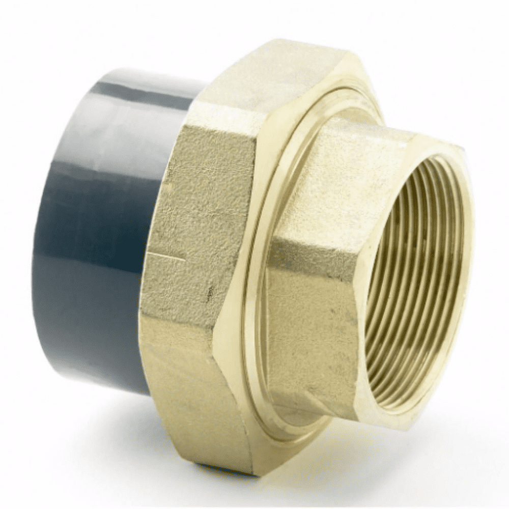 PVC-U Composite Union - Female Brass Threaded to Plain Imperial / Inch ...