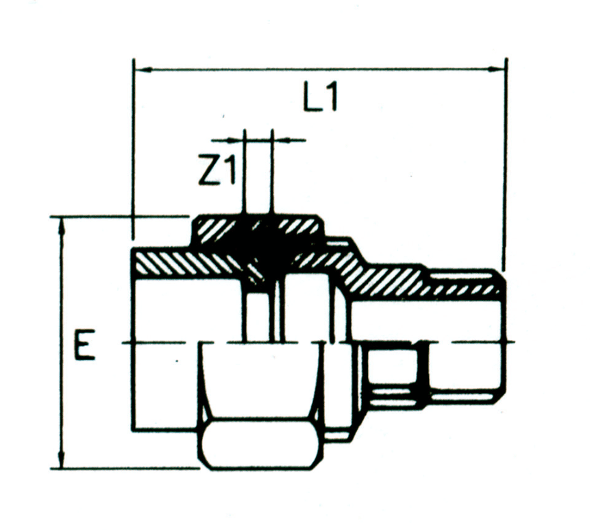 PVC-U Composite Union - Male Brass Threaded to Plain Imperial / Inch ...